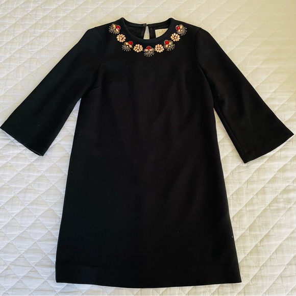 kate spade | Dresses | Kate Spade Lucy Dress W Jeweled Neckline | Poshmark